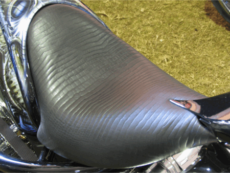 Alien Custom Harley Motorcycle Seats by Guzzler - Motorbike Seats ...